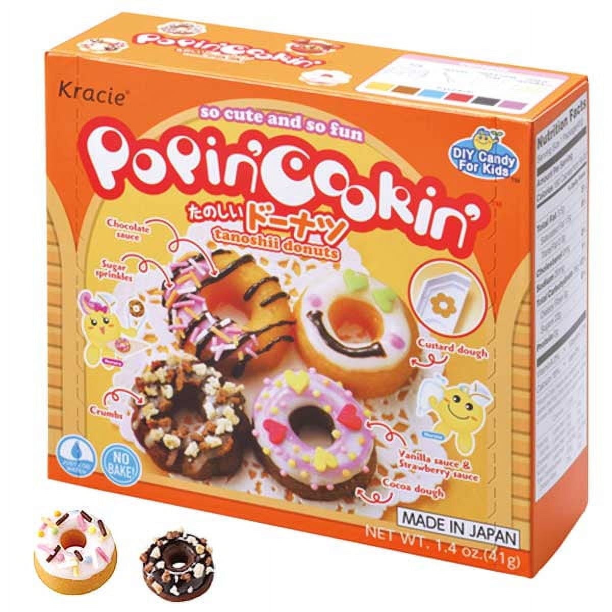 Kracie Popin Cookin Candy Kit Donut DIY Candy for Kids - Walmart.com