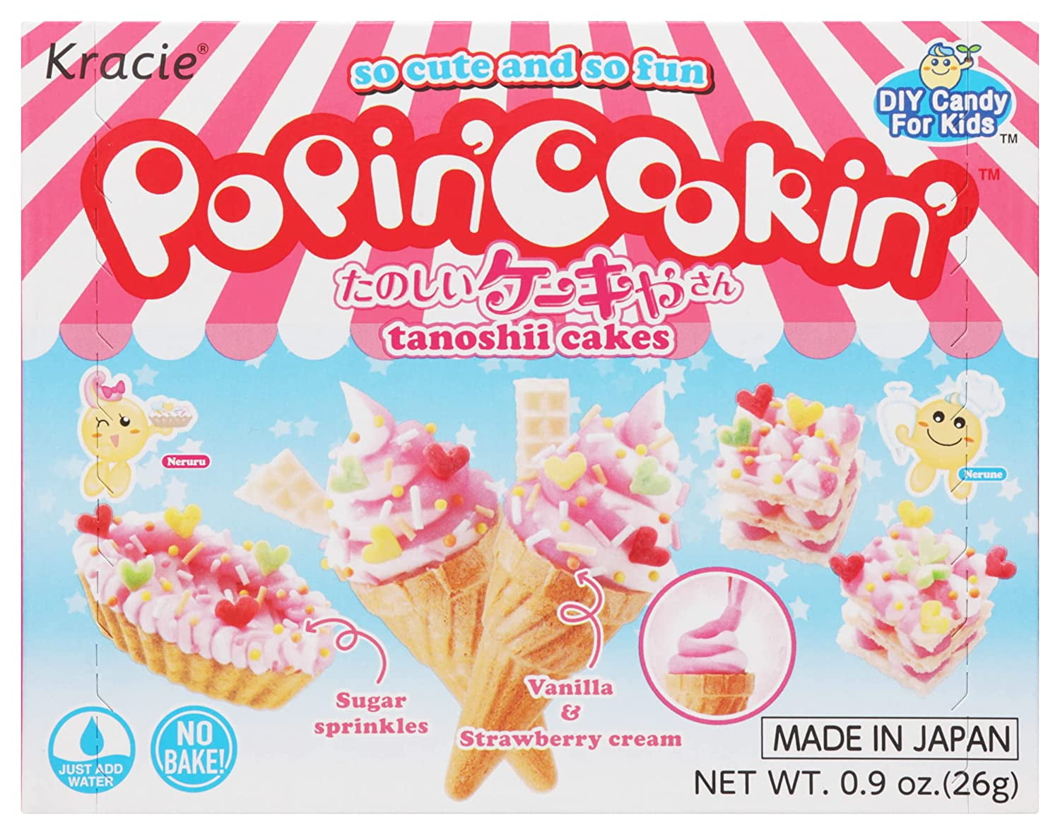 Kracie Popin' Cookin' DIY Candy Cake Kit, No Bake, 0.9 Ounces (Pack Of ...