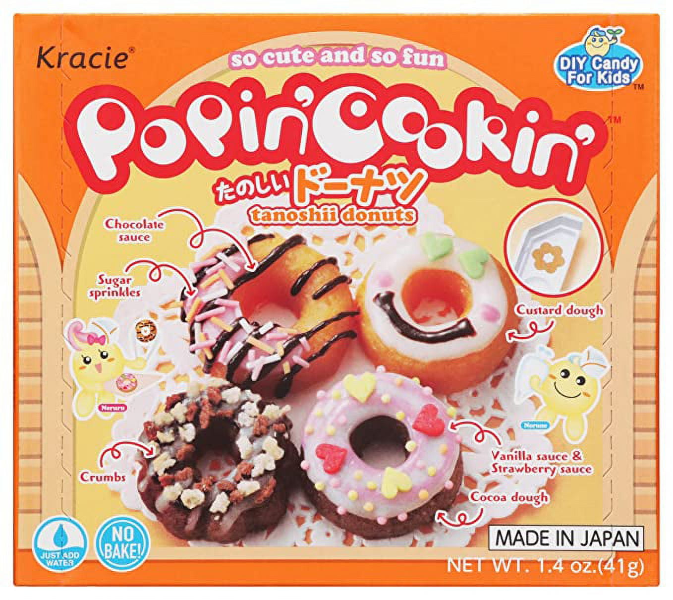 Kracie Popin' Cookin' DIY Candy Kit - Assorted Variety (Tanoshii Cakes ...