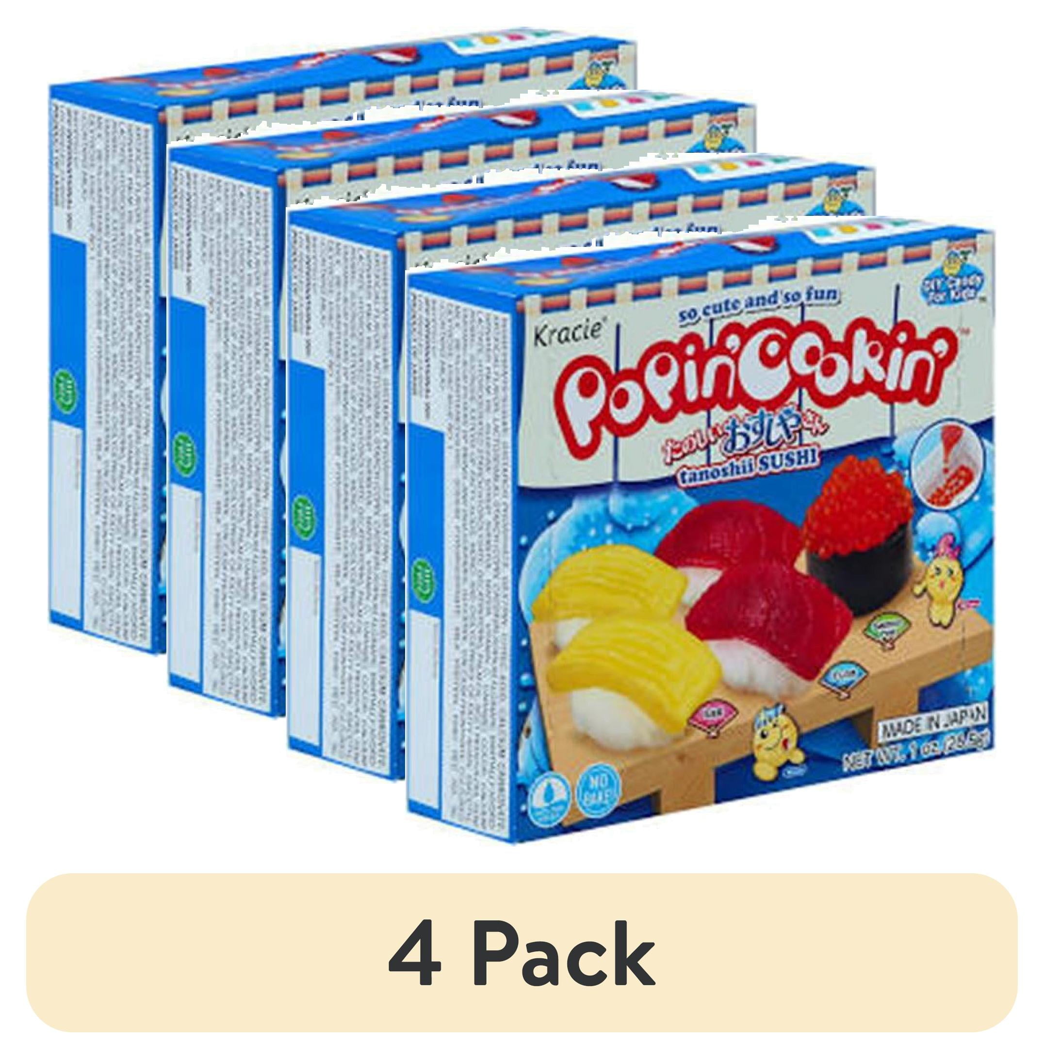 (4 pack) Kracie Popin' Cookin' DIY Candy Sushi Kit, No Bake, 1 Ounces (Pack of 1) - Walmart.com