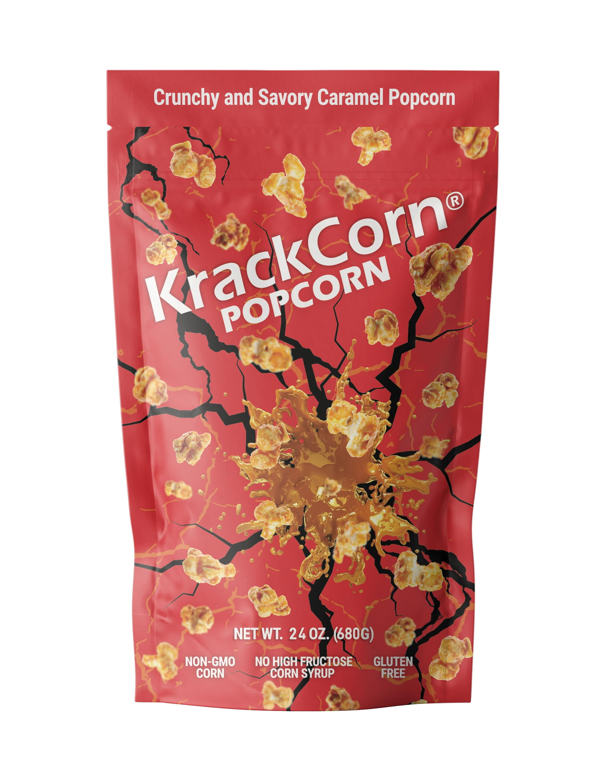 KrackCorn Caramel Popcorn - BCF26 Sweet and Salty Gourmet Snack ...
