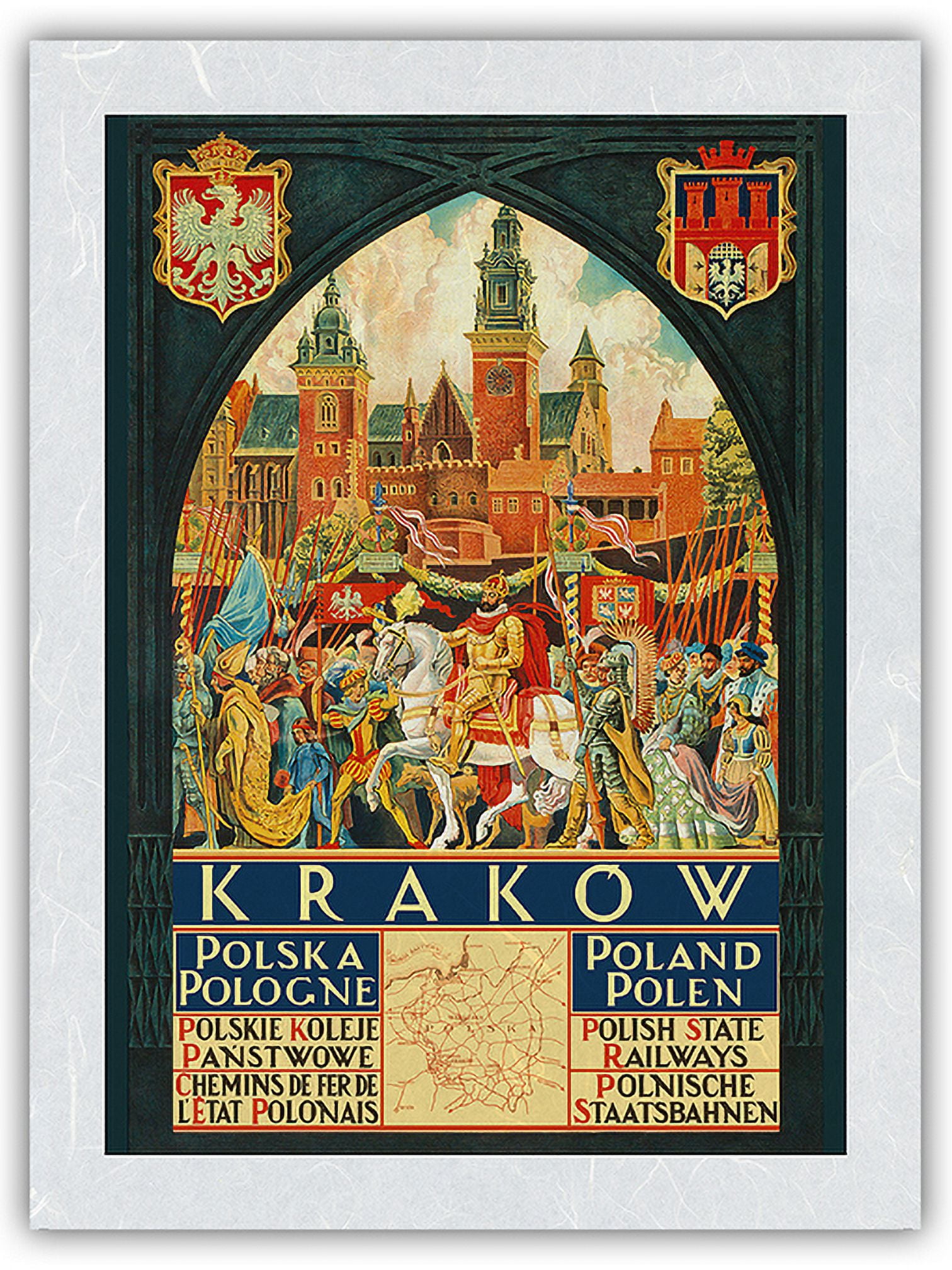 Kracow Poland - Polish State Railways - King Stefan Bathory - Vintage ...