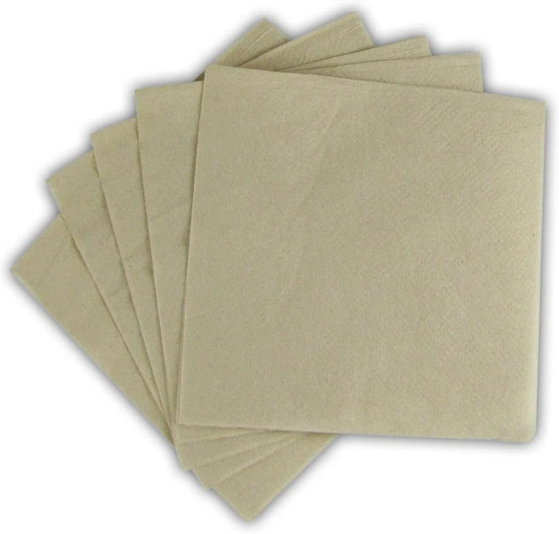 Brown Kraft Paper Napkins - Disposable, Biodegradable, Eco-Friendly ...