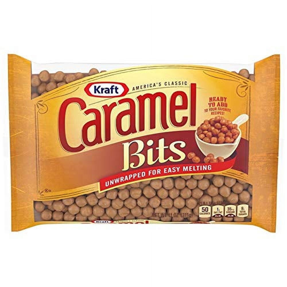 Kraft America's Classic Unwrapped Candy Caramel Bits for Easy Melting ...