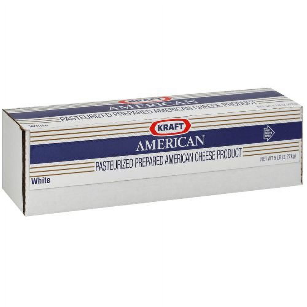Kraft American White Cheese Loaf, 80 Ounce - 6 per case. - Walmart.com