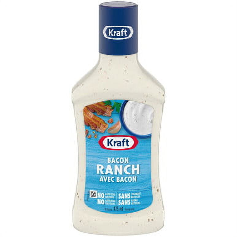 Kraft Bacon Ranch Salad Dressing, 475mL/16 fl. oz., Bottle, {Imported ...