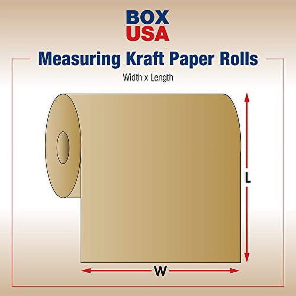 Kraft Brown Paper Roll, 40#, 18" x 900', 100% Recycled Paper, Ideal for ...