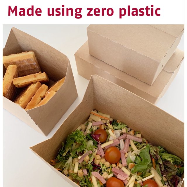 Kraft Brown Take Out Food Containers / Take Out Boxes 70 oz (50 Pack ...