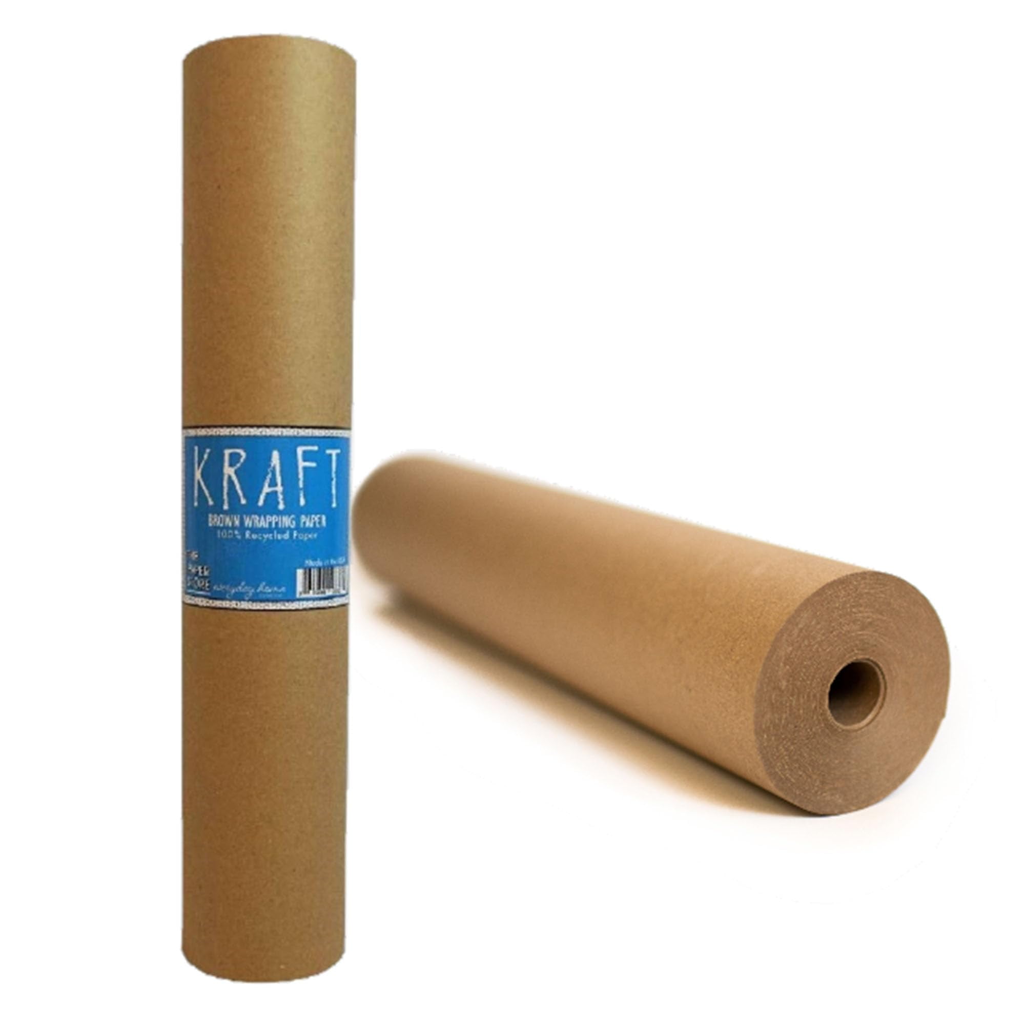 Kraft Brown Wrapping Paper JKF25 Roll 18" x 2,400" (200 ft) - 100% ...