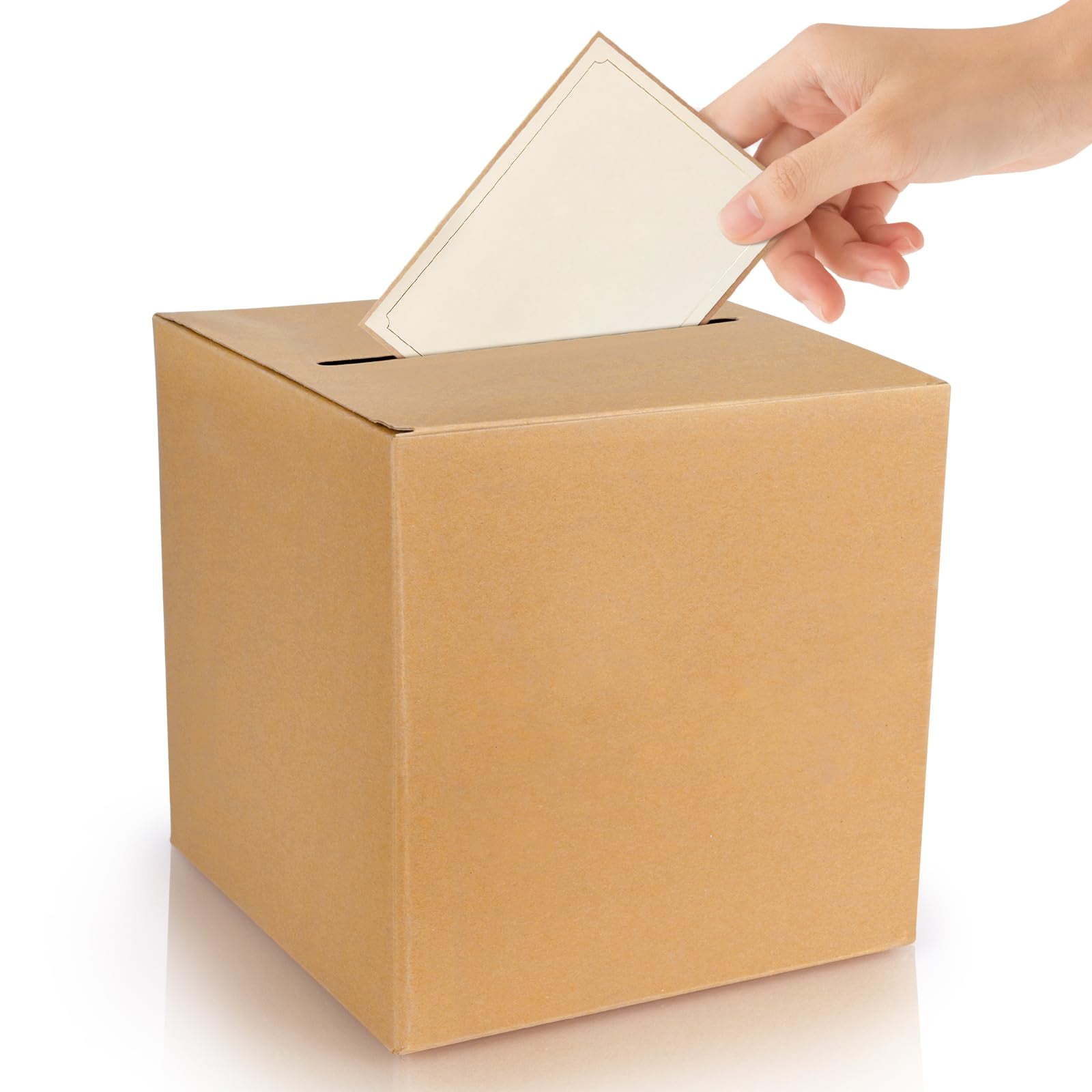 Kraft Card Box Wedding OIF8 Favors Post Cardboard Receiving Money Box ...