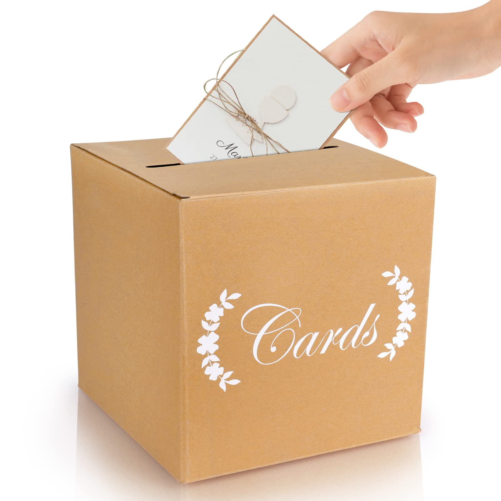 Kraft Card Box Wedding ZS23 Favors Post Box Cardboard Receiving Money ...