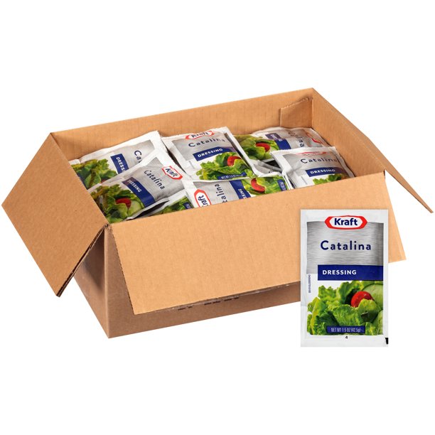 Kraft Catalina Salad Dressing Single Serve, 60 ct Casepack, 1.5 oz ...