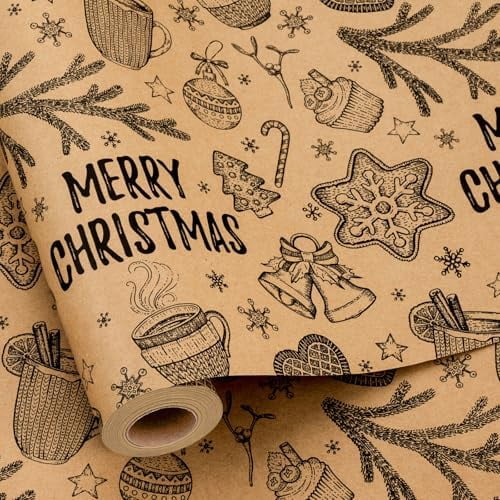 Kraft Christmas Wrapping Paper