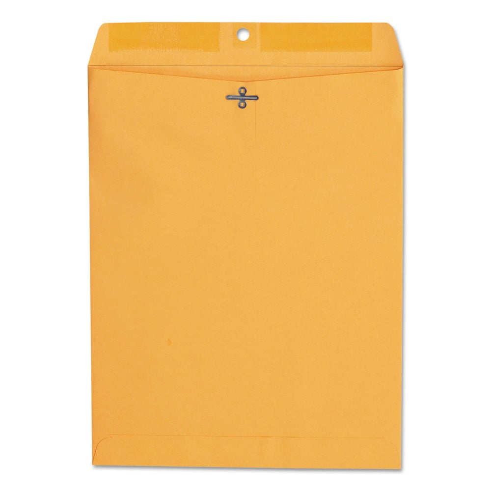 Kraft Clasp Envelope #97, 10 x 13, Brown, Regular Business Closure, 100 ...