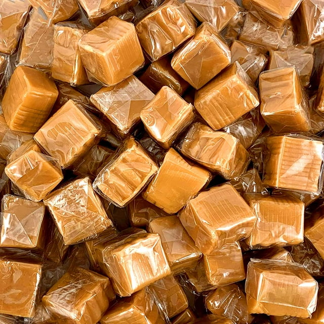 Kraft Classic Chewy Caramel Squares Candy, Individually Wrapped (2 ...