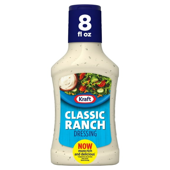 Kraft Classic Buttermilk Ranch Dressing, 16 fl oz Squeezable Bottle ...