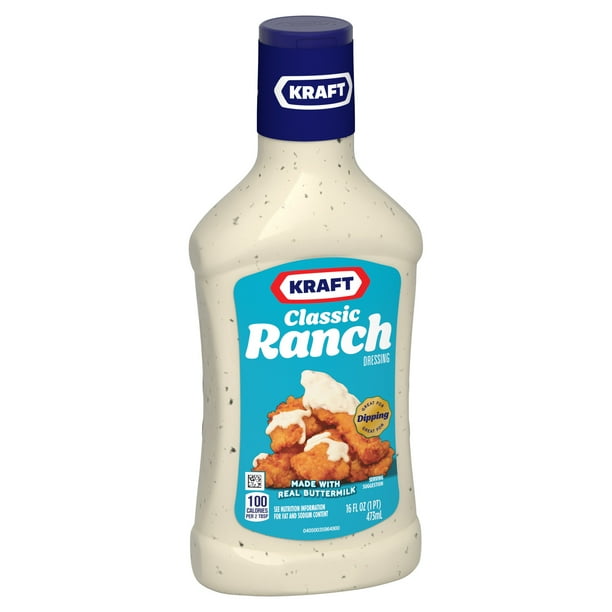 Kraft Classic Ranch Dressing, 24 fl oz Bottle - Walmart Business Supplies