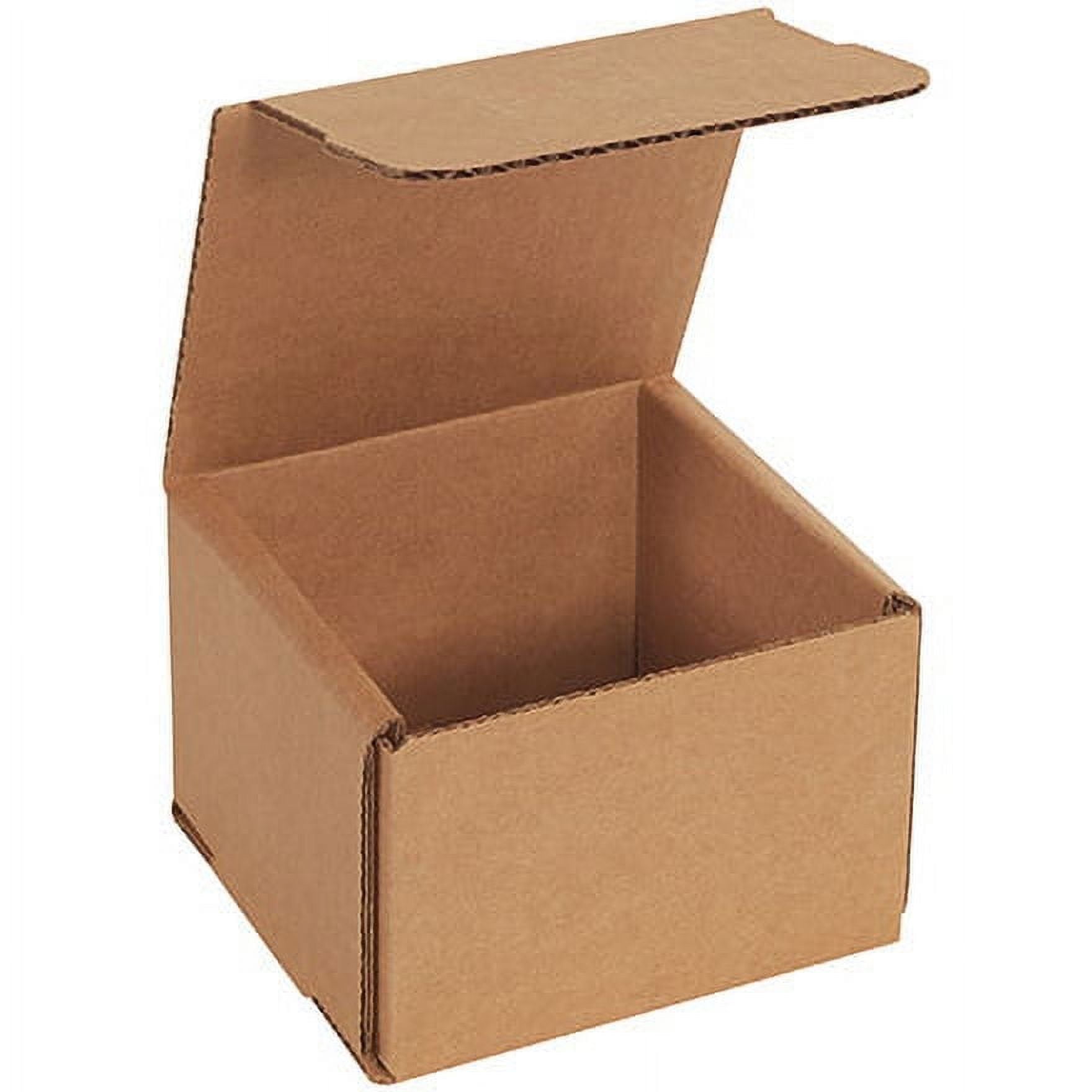 Kraft Corrugated Boxes 4x4x3" ECT-32B 50/Case - Walmart.com