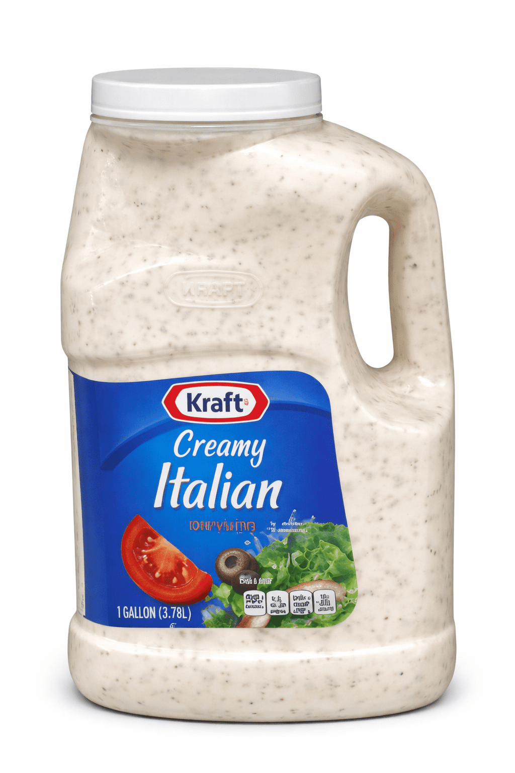 Kraft Creamy Italian Dressing, Classic Herb & Garlic Flavor, 1 Gallon ...