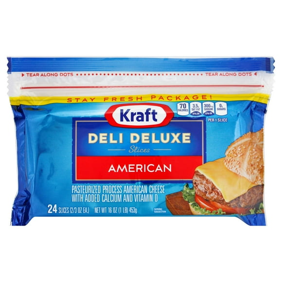 Sliced American Cheese in Cheese - Walmart.com