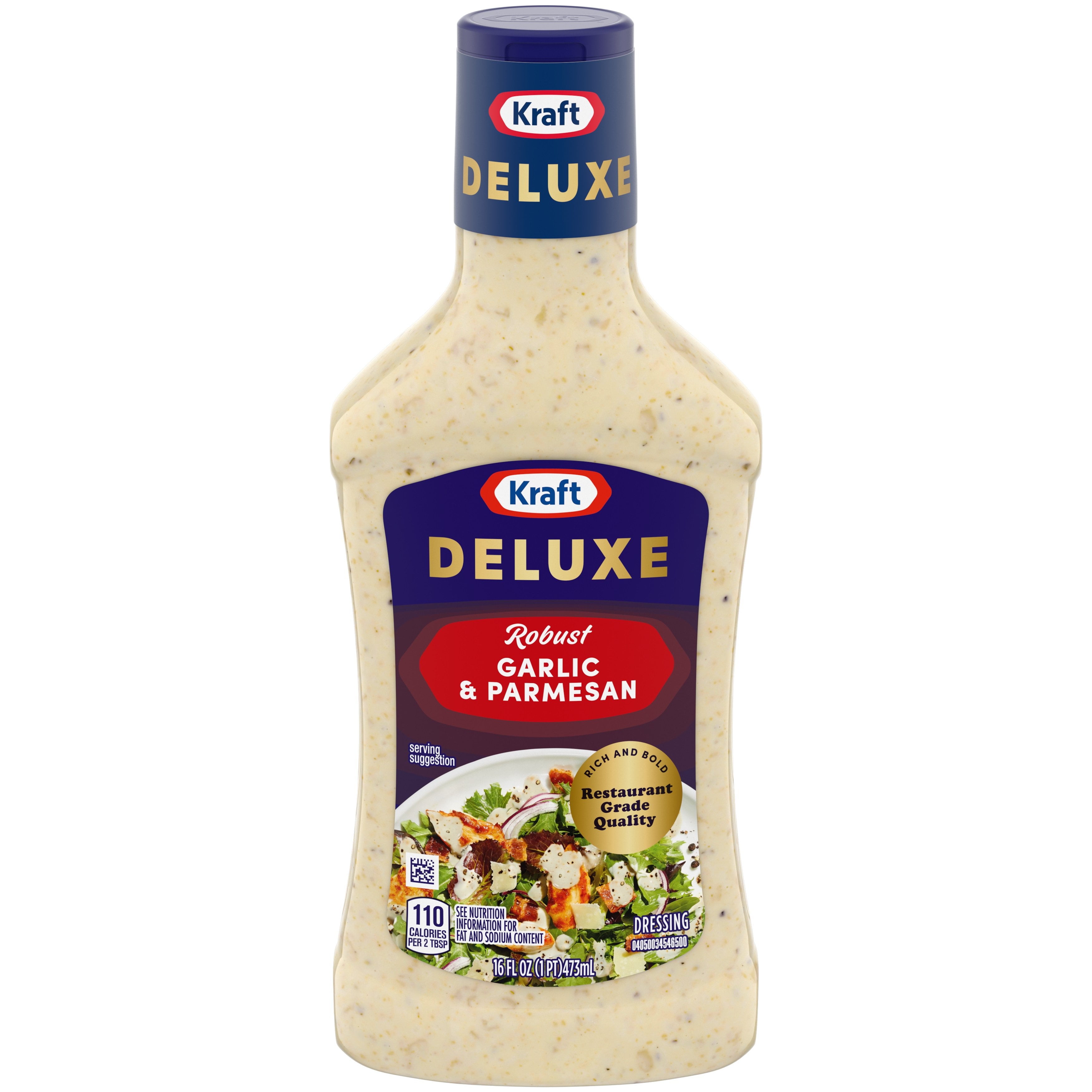 Kraft Deluxe Salad Dressing - Garlic & Parmesan - Walmart.com