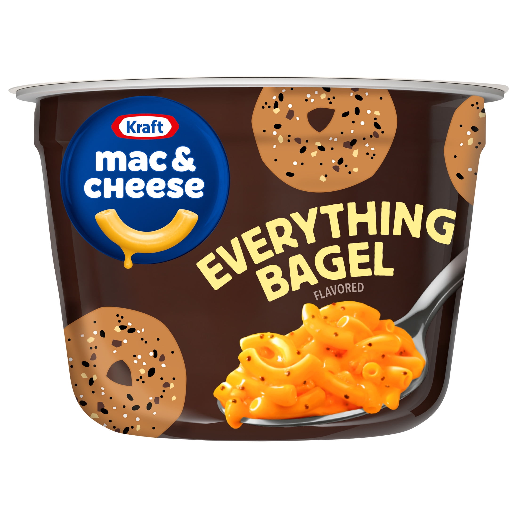 Kraft Everything Bagel Flavored Mac & Cheese Macaroni and Cheese, 2.05 oz Cup - Walmart.com