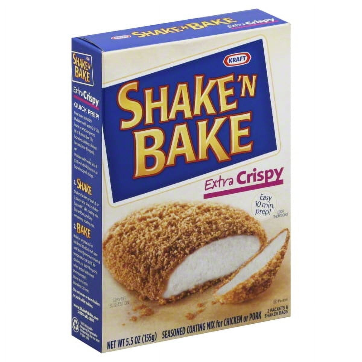 Kraft Extra Crispy Shake 'N Bake, 2pk/5.5oz - Walmart.com