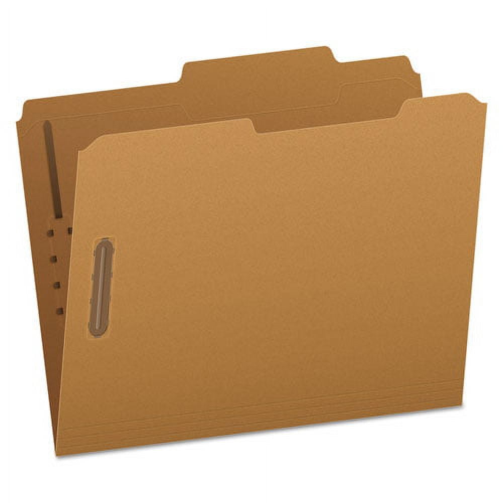 Kraft Fastener Folders, 2/5-Cut Tabs: Right of Center, 2 Fasteners ...