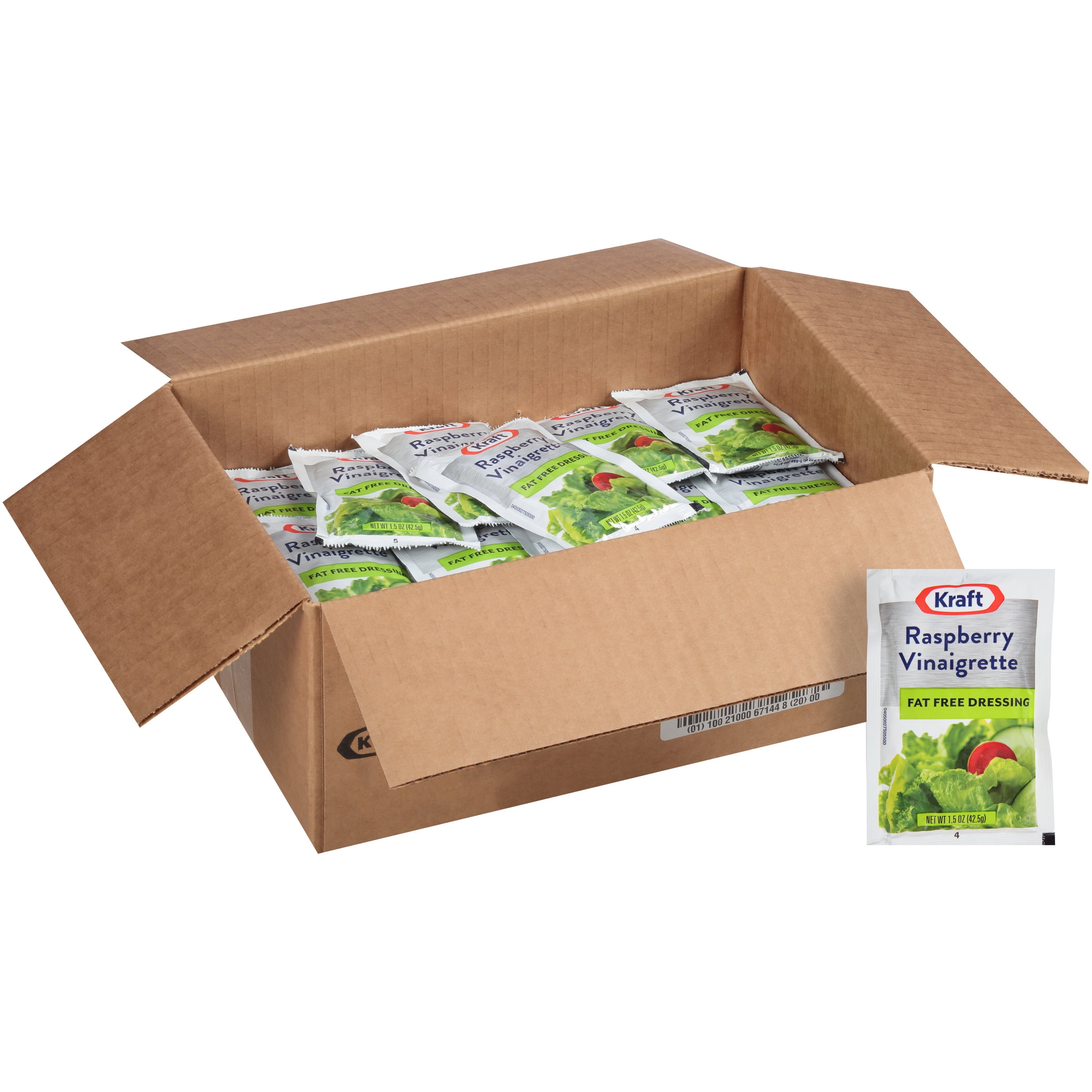Kraft Fat Free Raspberry Vinaigrette Dressing, 1.5 oz. Packets, 60 per ...