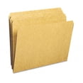 Kraft File Folders- Straight Cut- Reinforced Top Tab- Letter- Brown ...