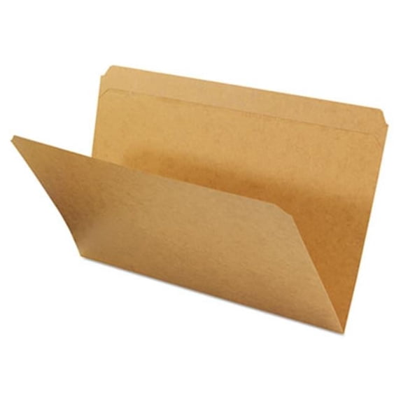 Kraft File Folders, Straight Cut, Top Tab, Legal, Kraft, 100-Box ...
