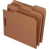 Kraft Folders With Two Fasteners, 1/3-Cut Tabs, Letter Size, Kraft, 50 ...