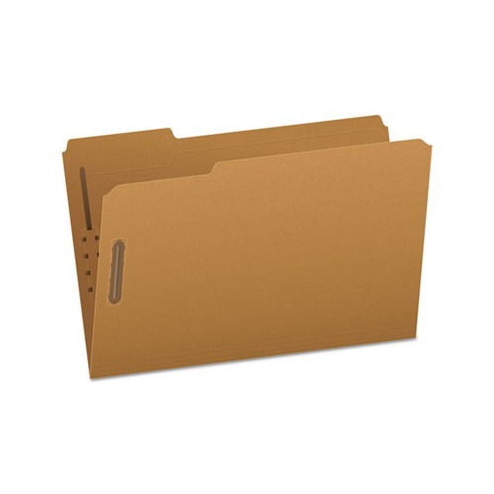 Kraft Folders with Two Fasteners 1/3-Cut Tabs, Letter Size, Kraft, 50 ...