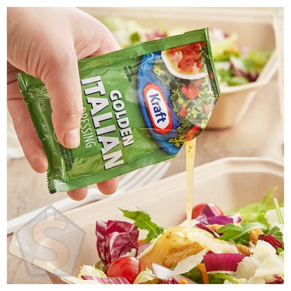 Kraft Golden Italian Dressing Packet 1.5 oz. - 60/Case - Walmart.com