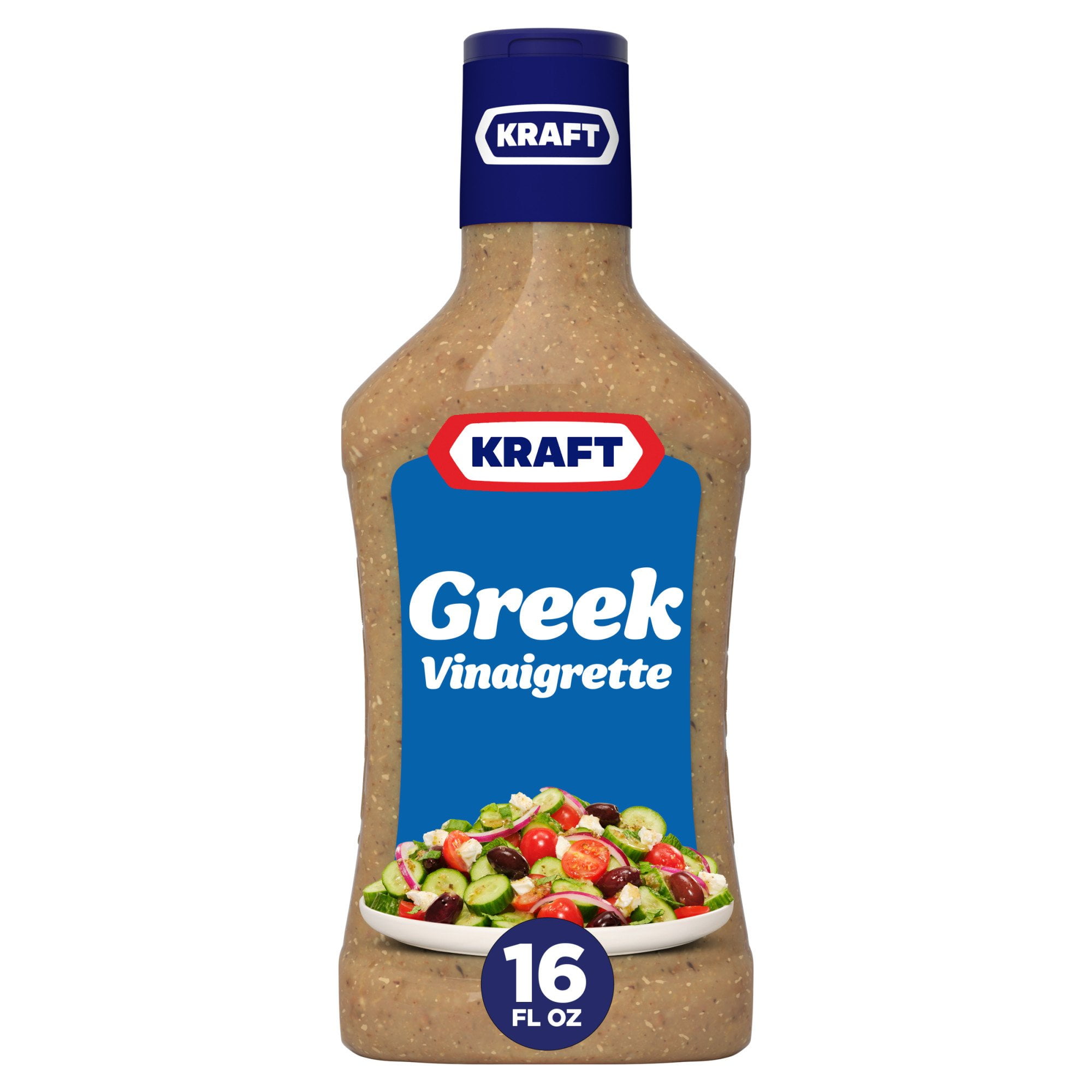 Kraft Greek Vinaigrette Dressing, 16 oz (Package May Vary) - Walmart.com
