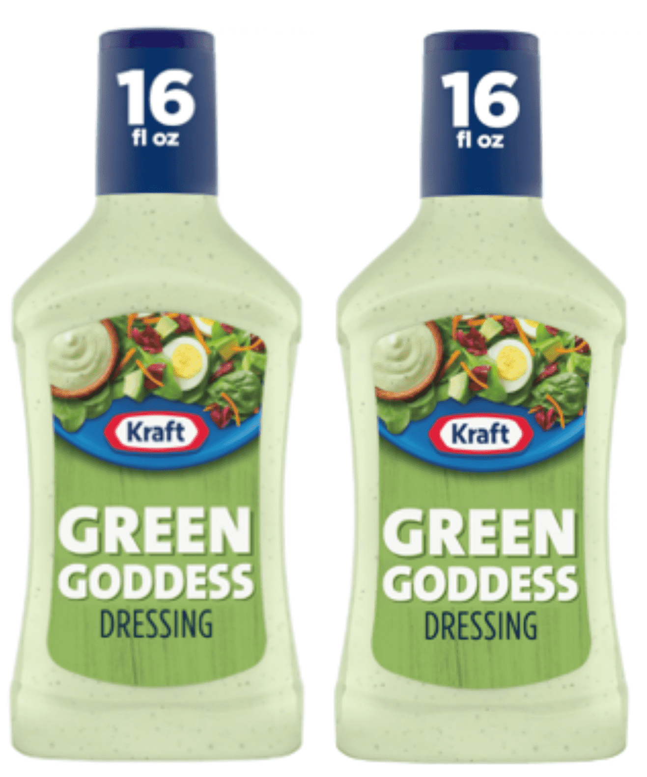 Kraft Creamy Green Goddess Salad Dressing, 16 fl oz - 2 Packs with V2U ...