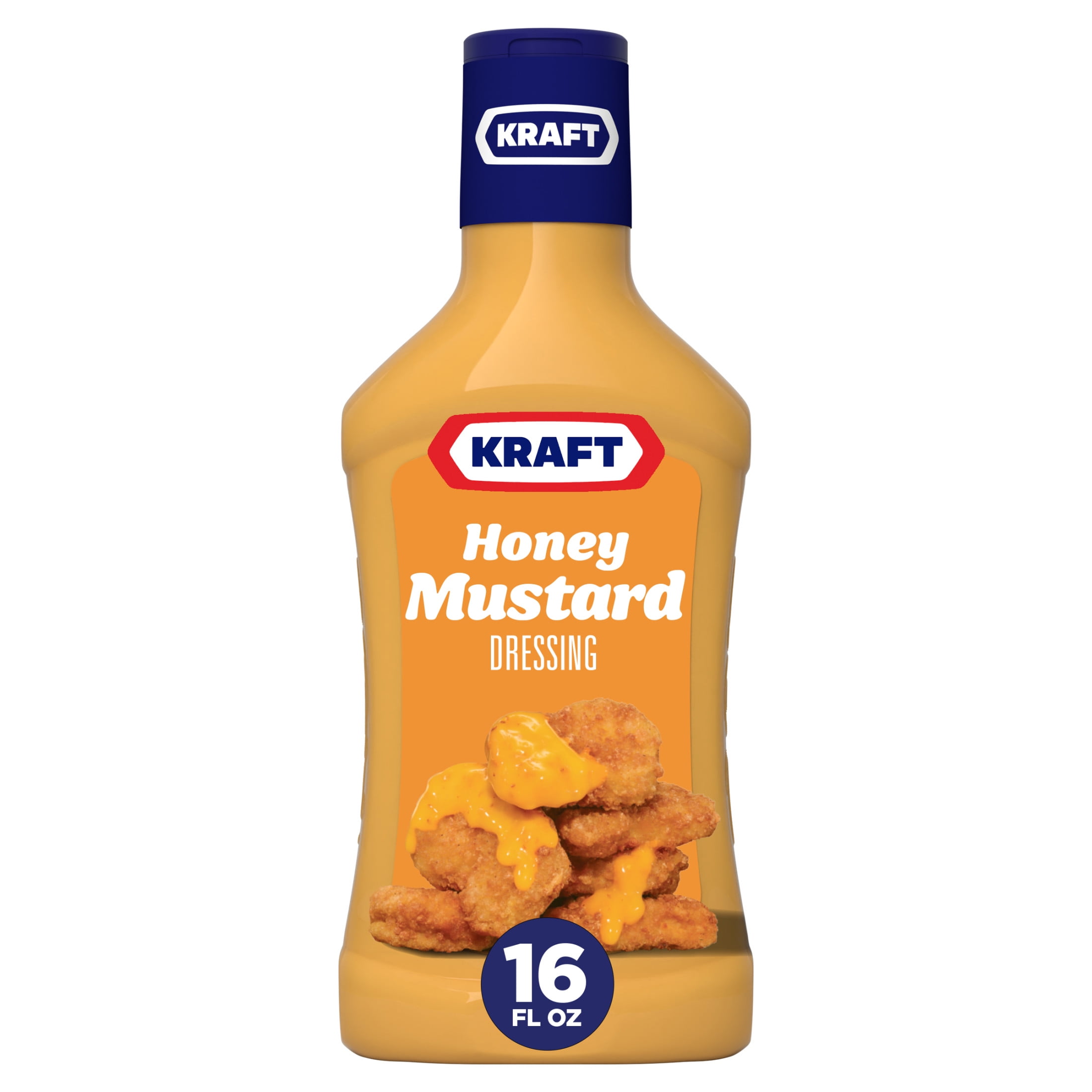 Kraft Sweet Dijon Honey Mustard Salad Dressing, 16 fl oz Bottle ...