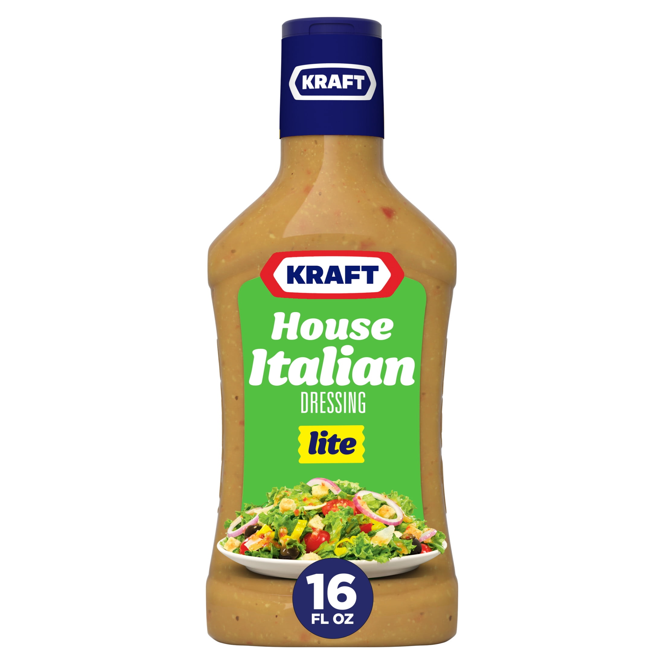 Kraft Low Fat Light House Italian Lite Salad Dressing, 16 fl oz Bottle ...