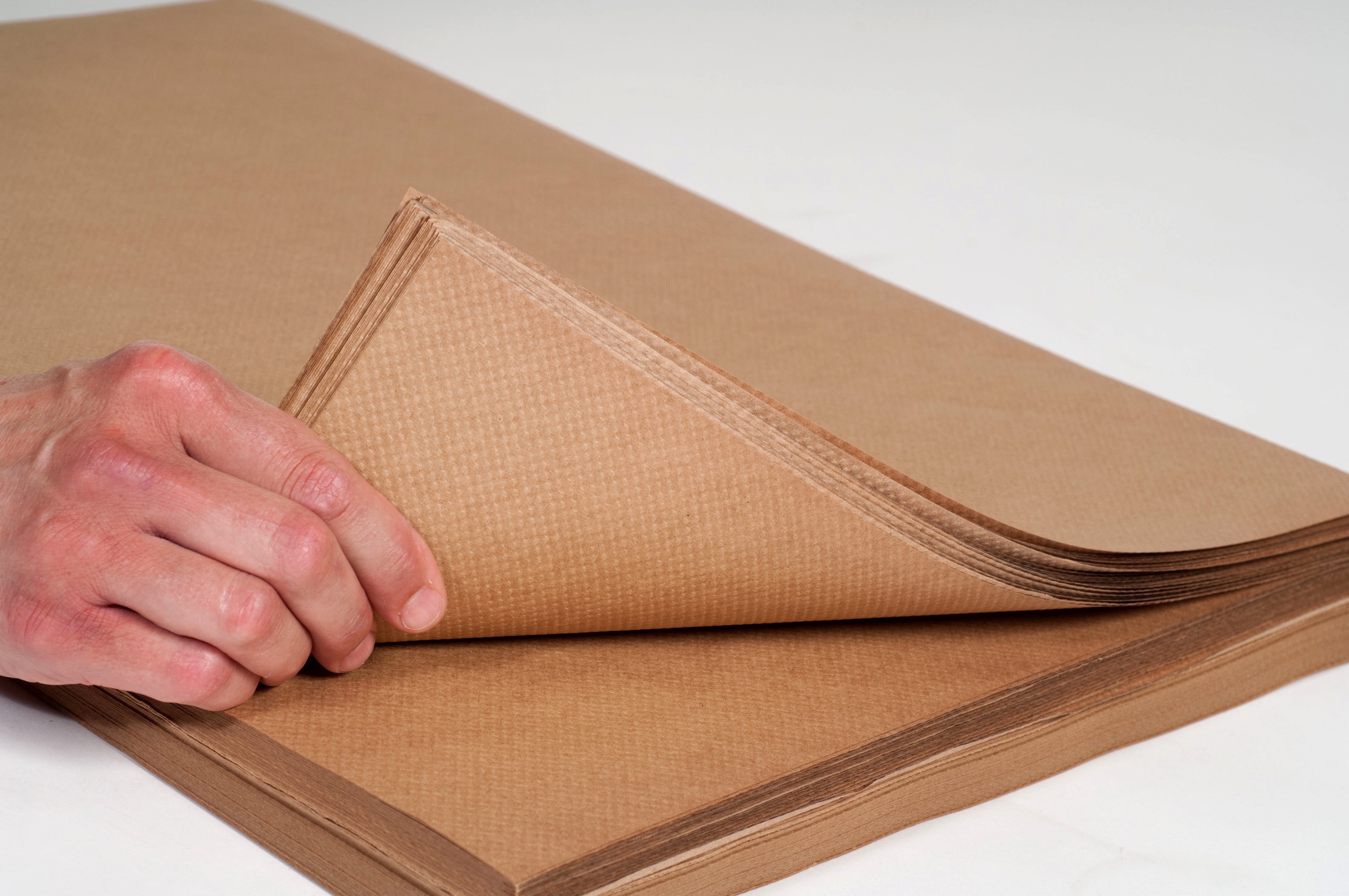 Kraft Indented Wrapping Paper Rolls, 18" x 300' Interleaving, Void Fill ...