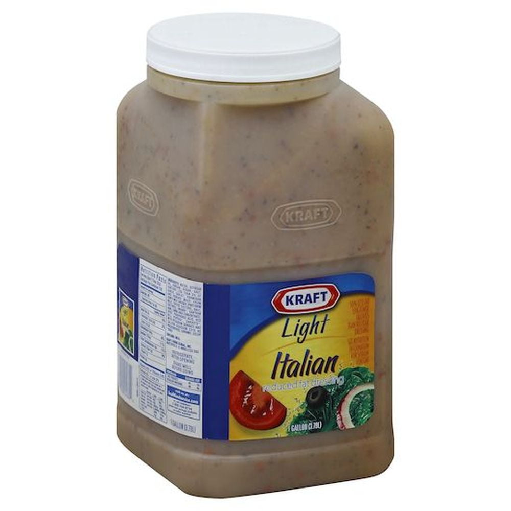 Kraft Light Done Right Reduced Fat Italian Dressing, 1 Gallon -- 4 per ...
