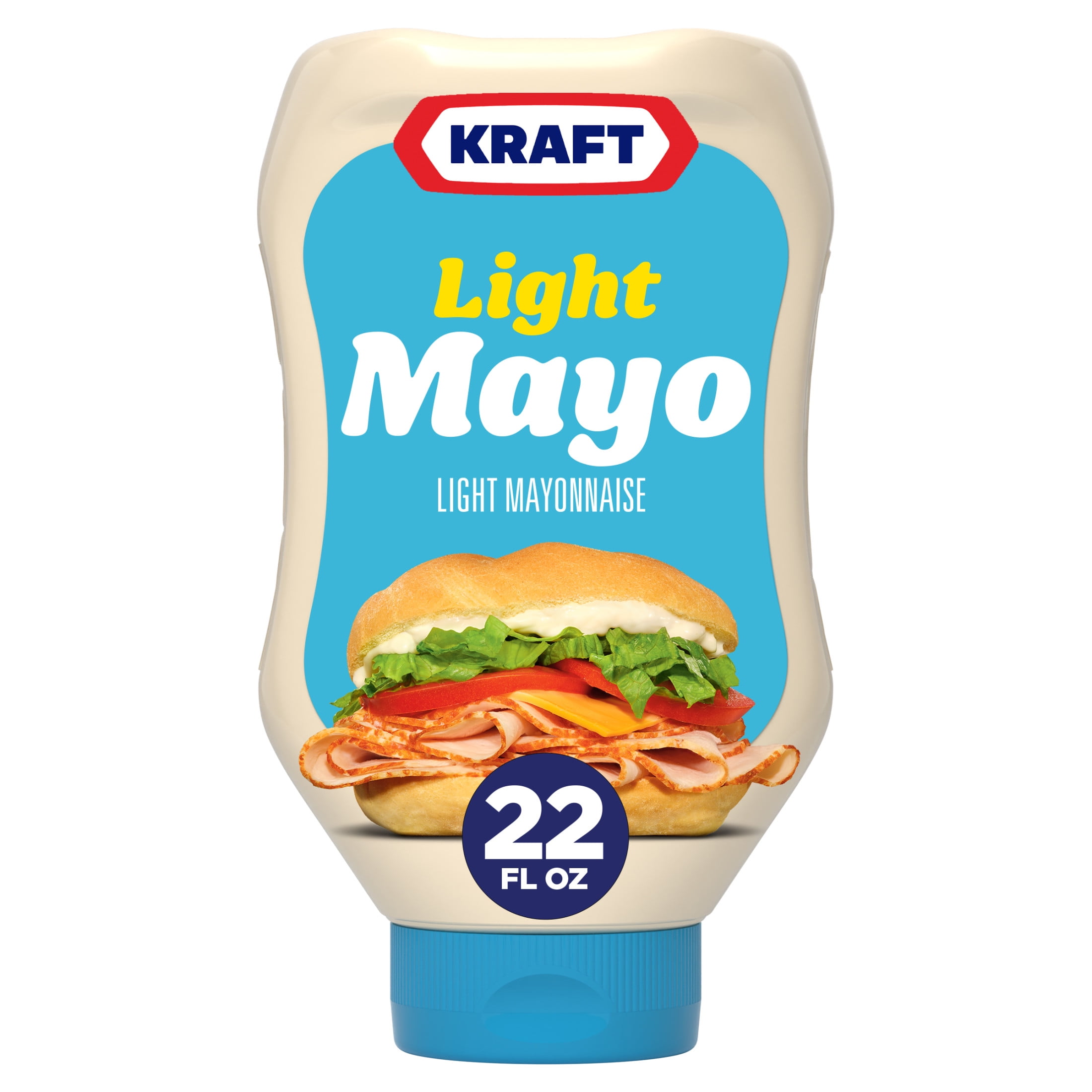 Kraft Light Mayo, Cage Free, Low Fat, 22 fl oz Squeeze Bottle - Walmart.com