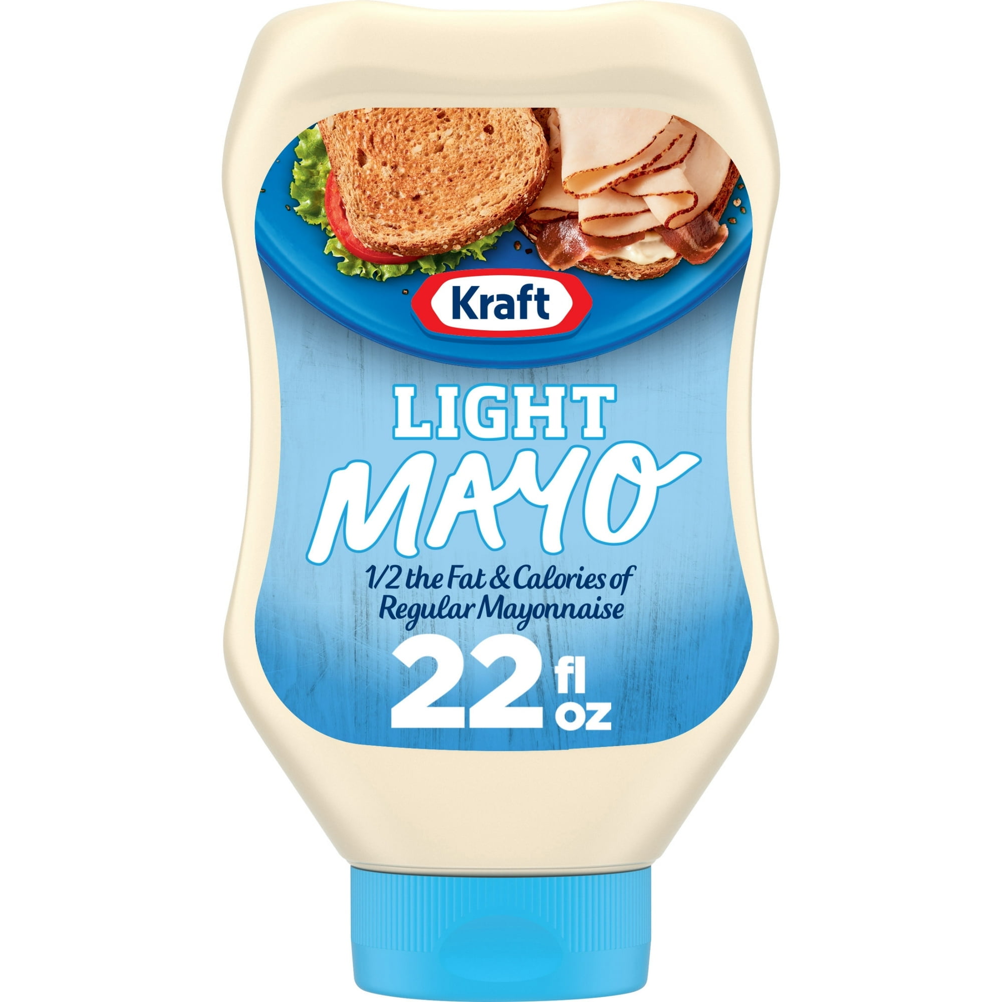 Kraft Light Mayo with the Fat & Calories of Regular Mayonnaise Squeeze ...