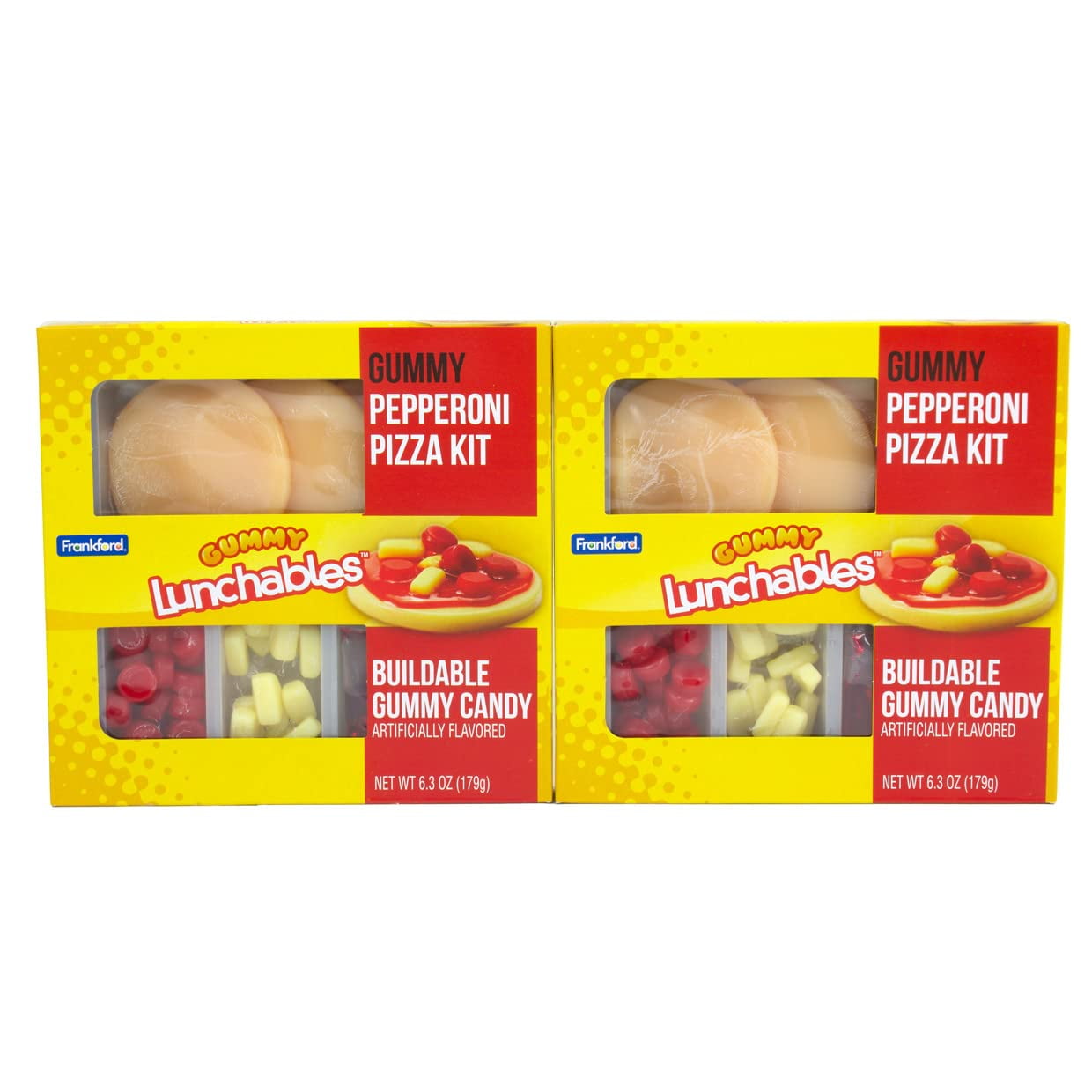 Kraft Lunchables Gummy Candy Pepperoni Pizza BSL1 Kit, 2pk, 12.6oz ...