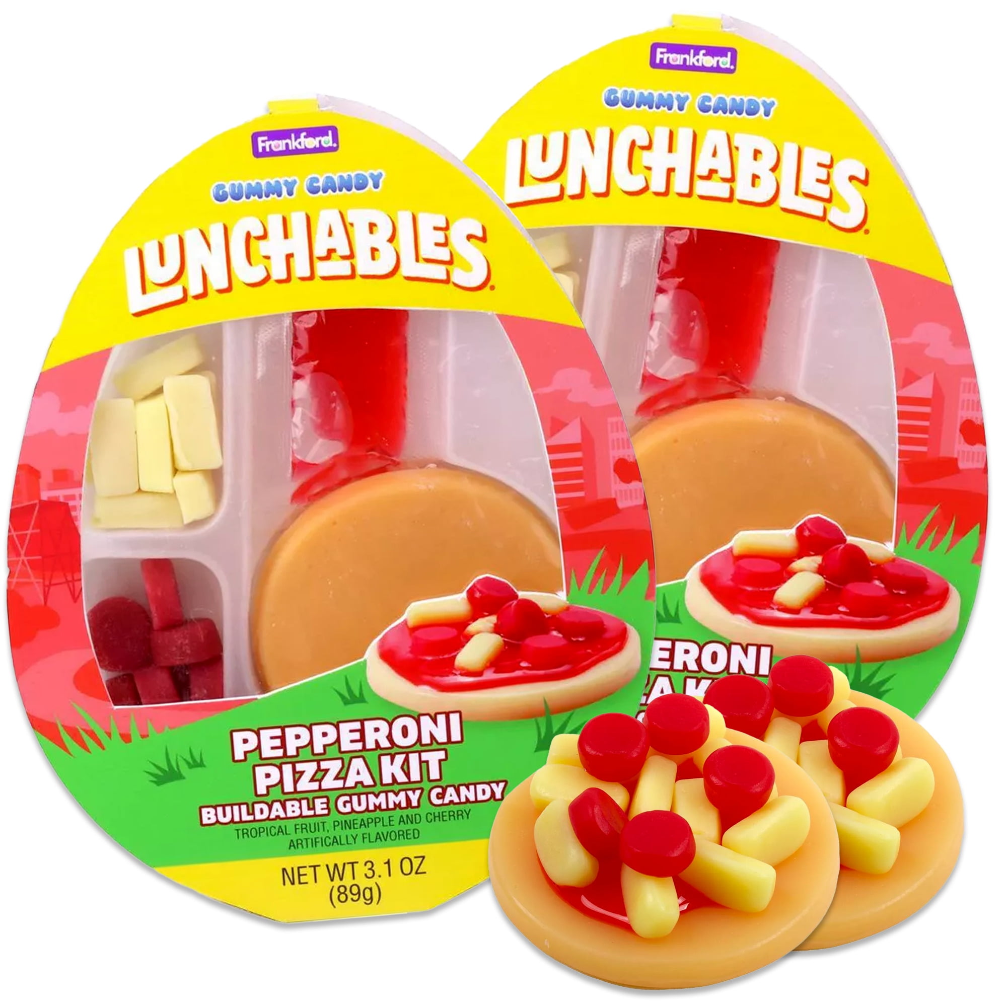 Kraft Lunchables Gummy Candy Pizza Easter Eggs 2 Pack. Lunchables Pizza ...