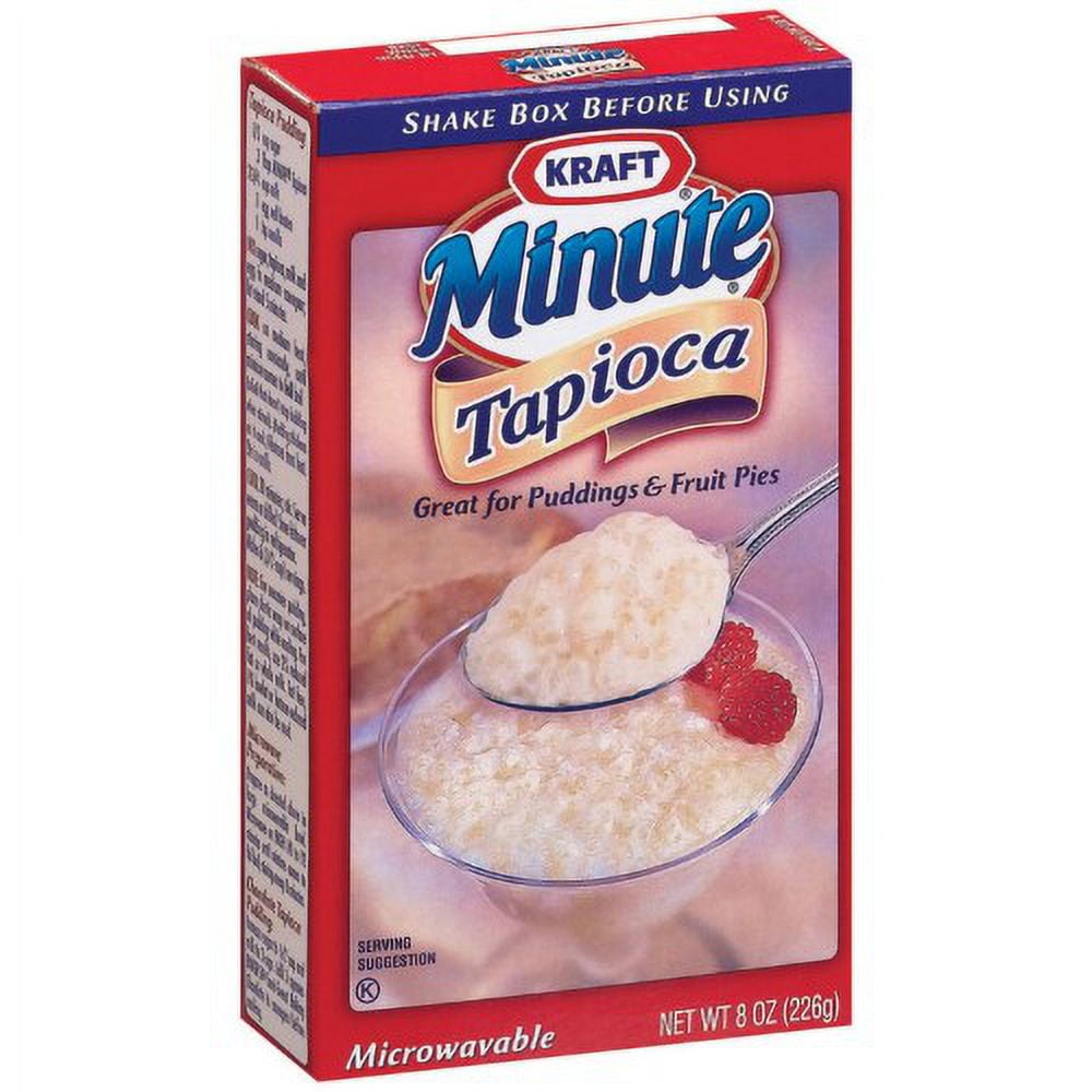 Kraft Minute Tapioca Pudding Dessert, Creamy Pie Filling, 8 Oz Box ...