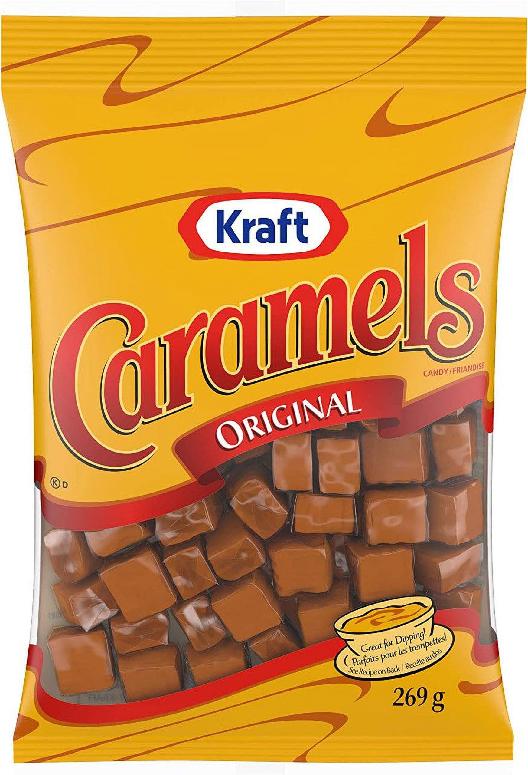 Kraft Original Caramels Chewy KEF28 Candy 269g/9.5oz Bag (Imported from ...