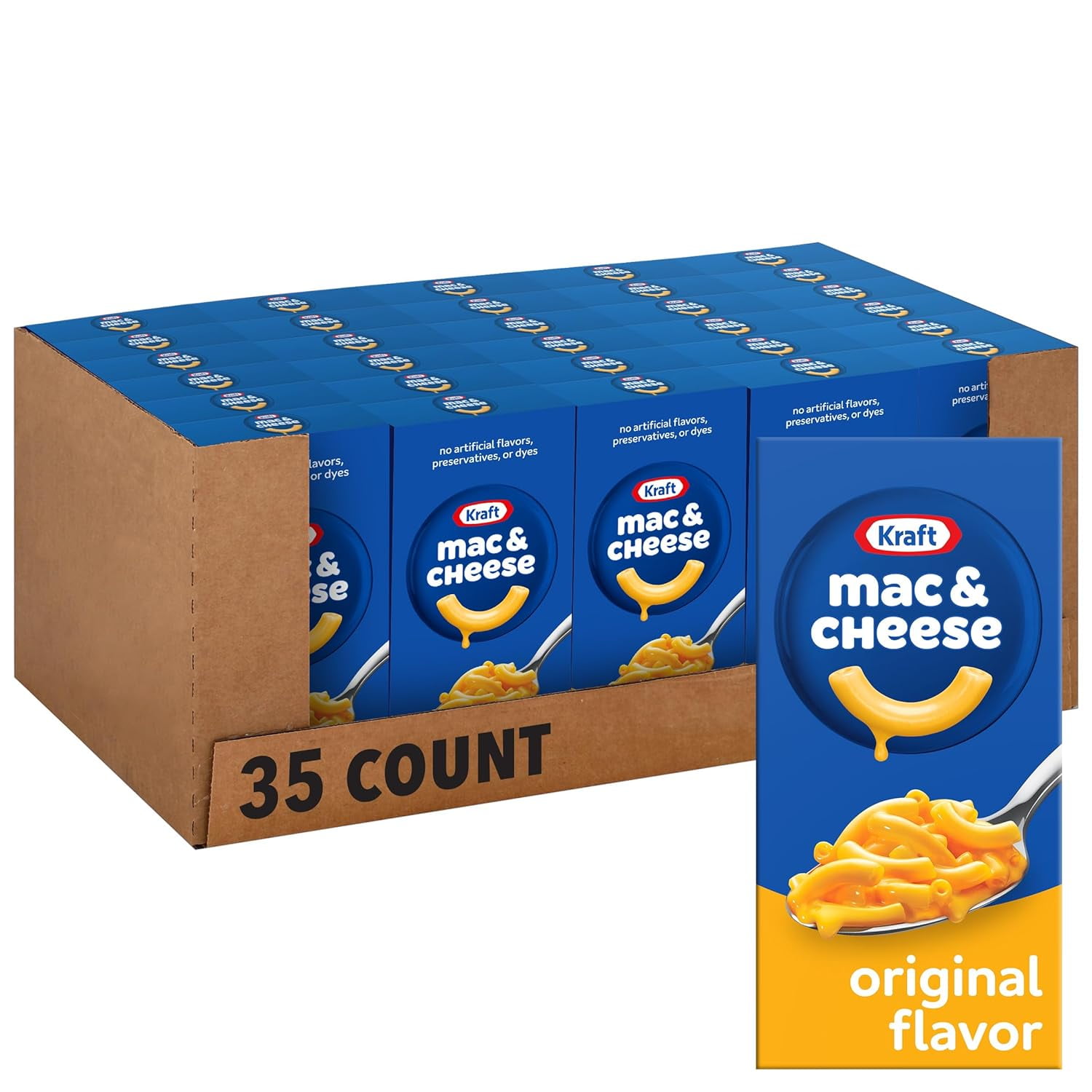 Kraft Original Flavor Macaroni and Cheese Dinner (7.25 oz Boxes (Pack ...