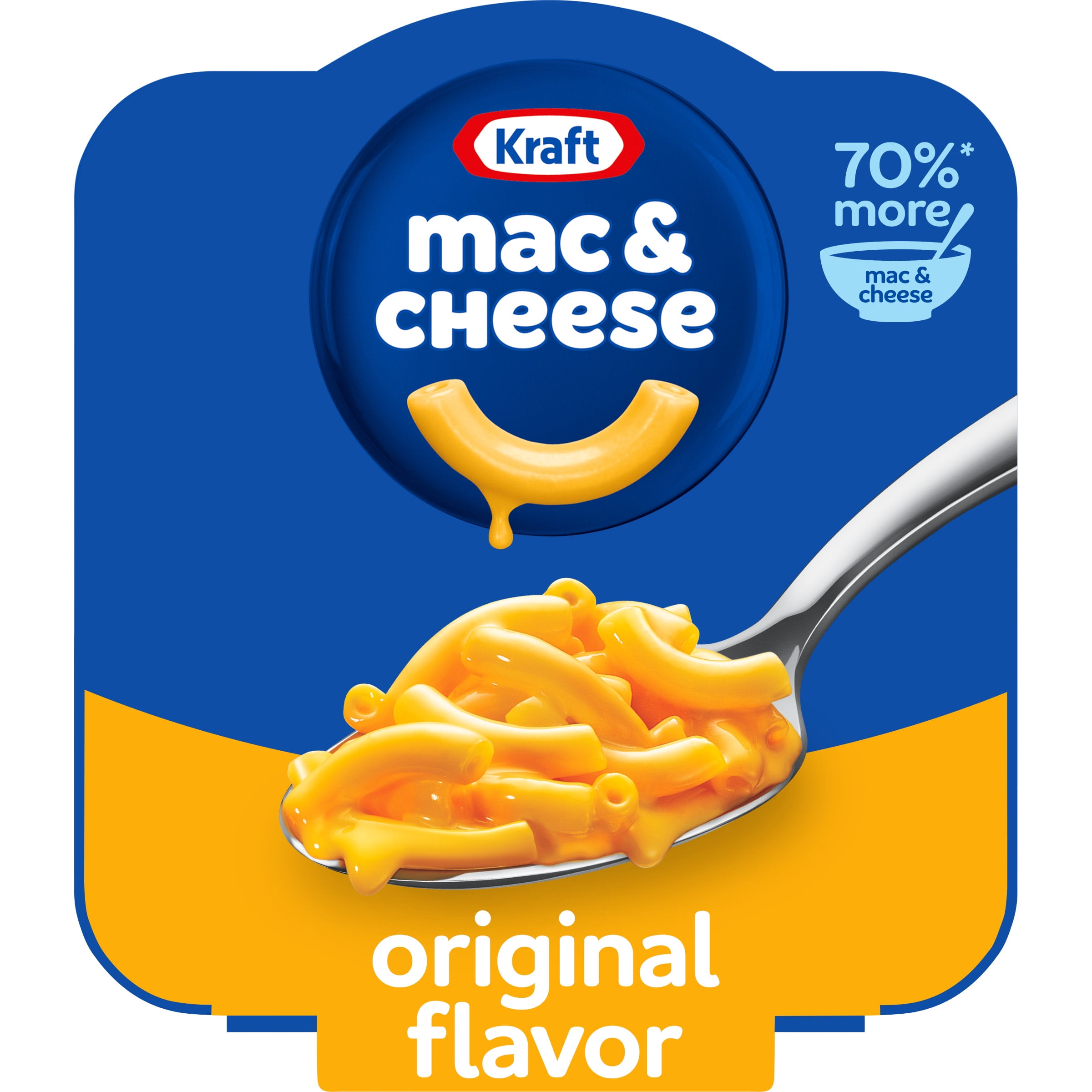 Kraft Original Mac N Cheese Macaroni and Cheese Cups Easy Microwavable ...