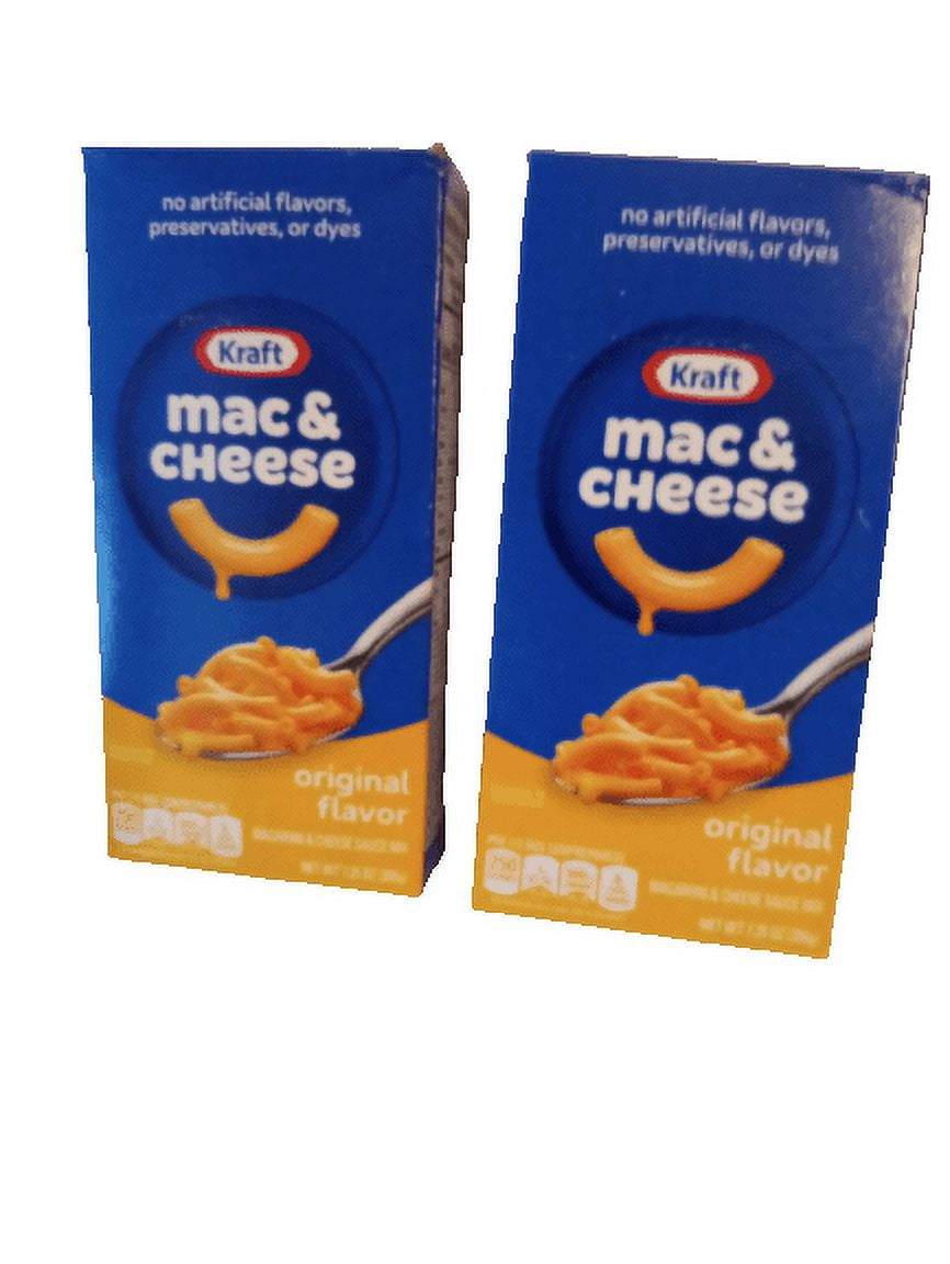 Kraft Original Mac N Cheese Macaroni and Cheese Dinner, 7.25 oz Box ...