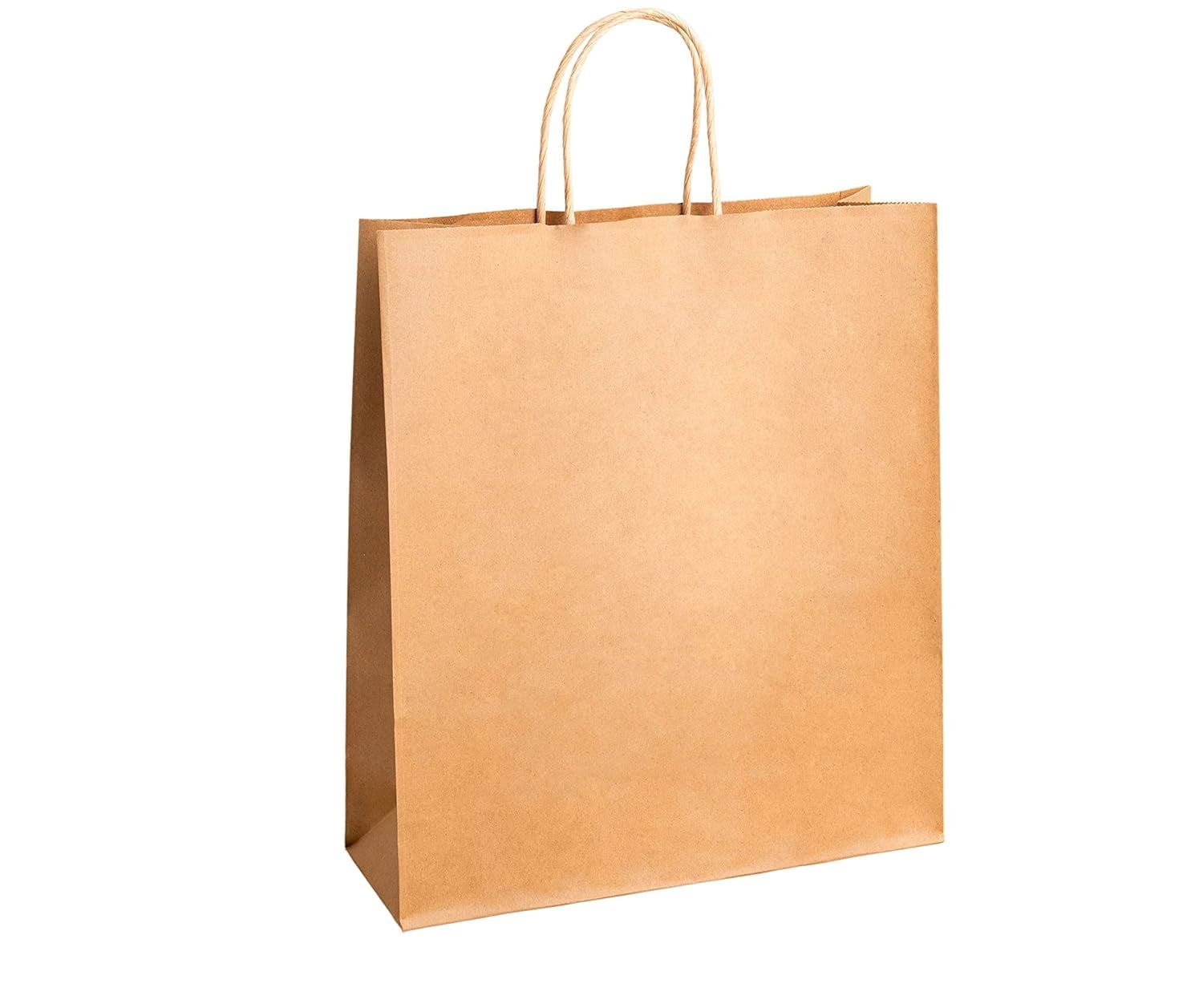 Kraft Paper Bags with Handles Size 9410 LBH 100Pack Bulk Brown Paper ...
